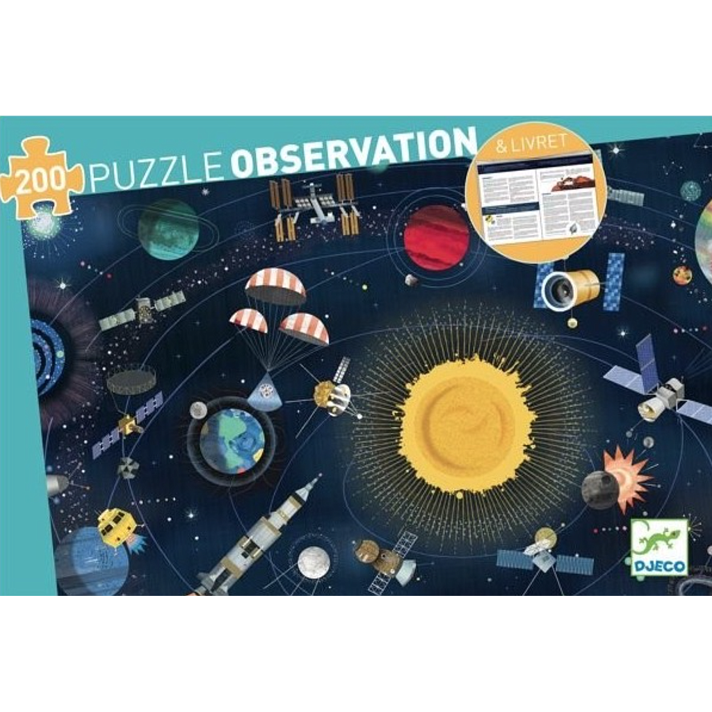 Puzzle observation l'espace Djeco | Woodee